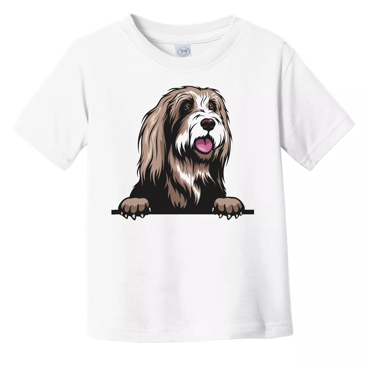 Bella Canvas Bearded Collie Dog Breed Popping Up Cute Toddler Boys ...