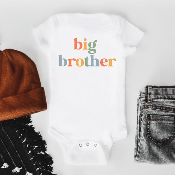 Bella Canvas with Big Brother,, Big Brother Shirt, Big Brother To Be ...