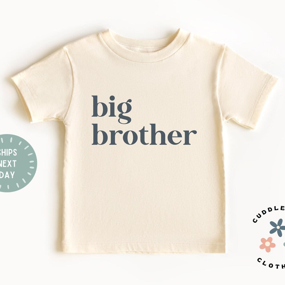 Bella Canvas Big Brother Kids Shirt, Big Brother Tee, Sibling Kids ...