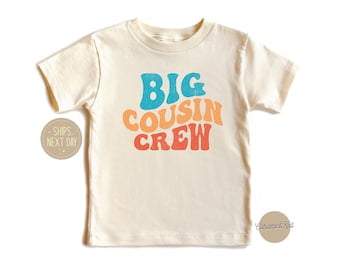 Bella Canvas Big Cousin Crew Cousin Crew Shirts for Kids, Cousin Lover Kids Gift Toddler Shirt ...