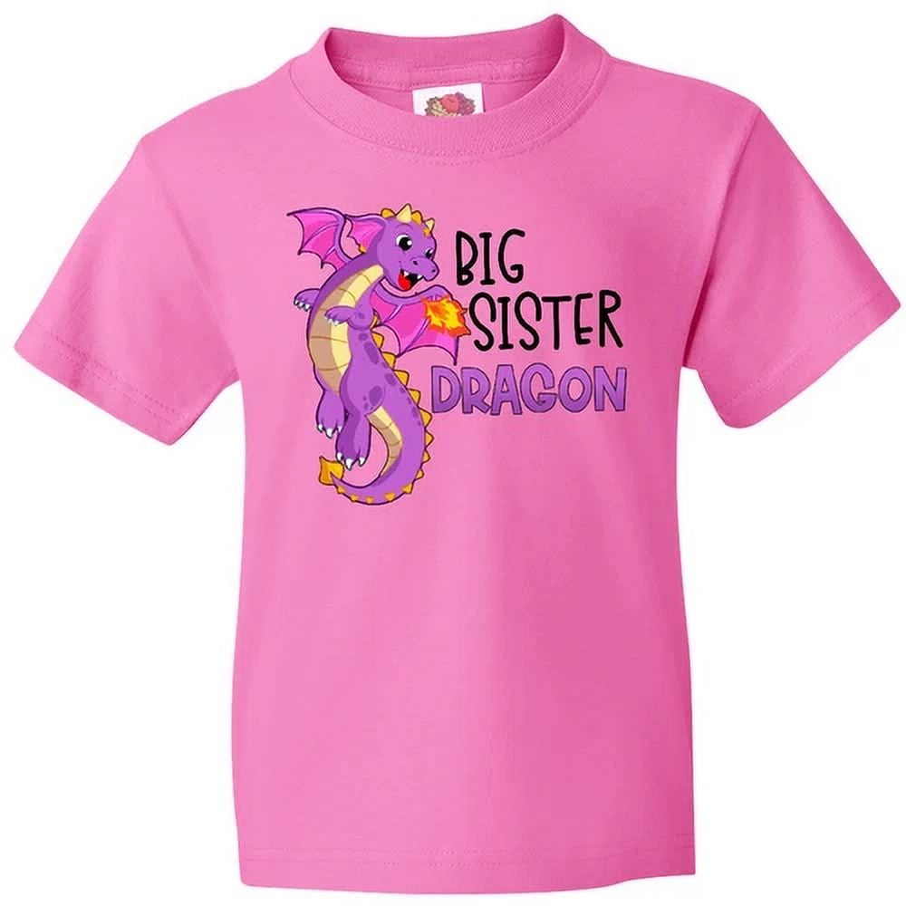 Bella Canvas Big Sister Cute Purple Dragon Dragons Sibling Sis Flying ...