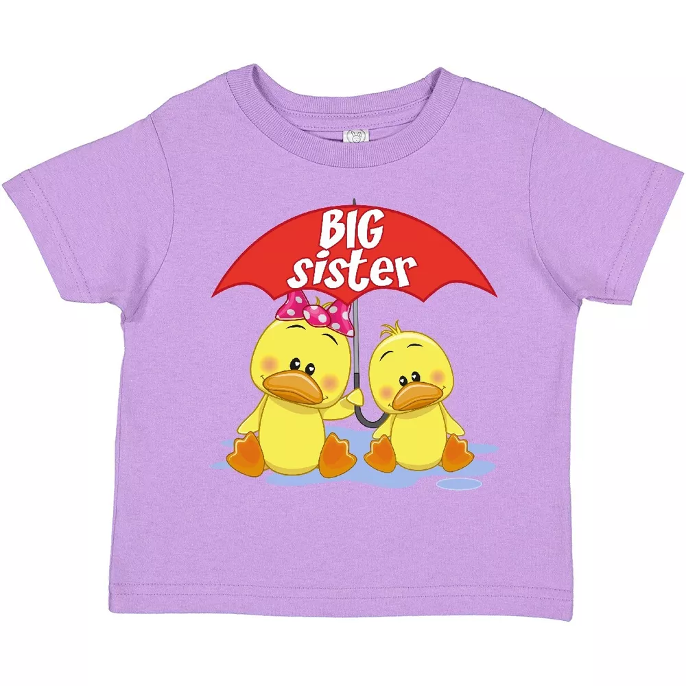 Bella Canvas Big Sister Duck Toddler Shirt Duckling Cute Gift Child ...
