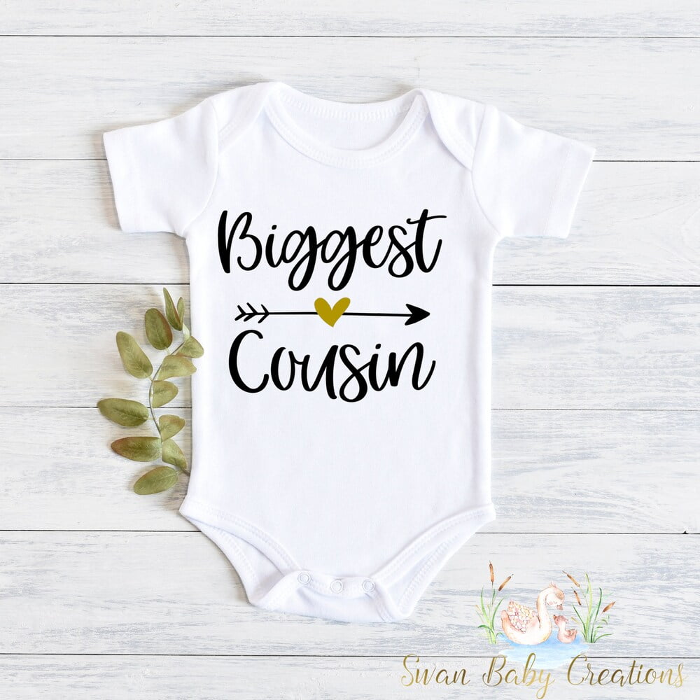 Bella Canvas with Biggest Cousin Shirt, Big Cousin, Cute Cousin Baby Gift, Big Cuz, Older Cousin ...
