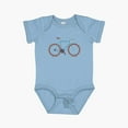 Bella Canvas Bike Short Sleeve Baby One-Piece Newborn Gender Neutral Outfit, Baby Boy Or Girl ...