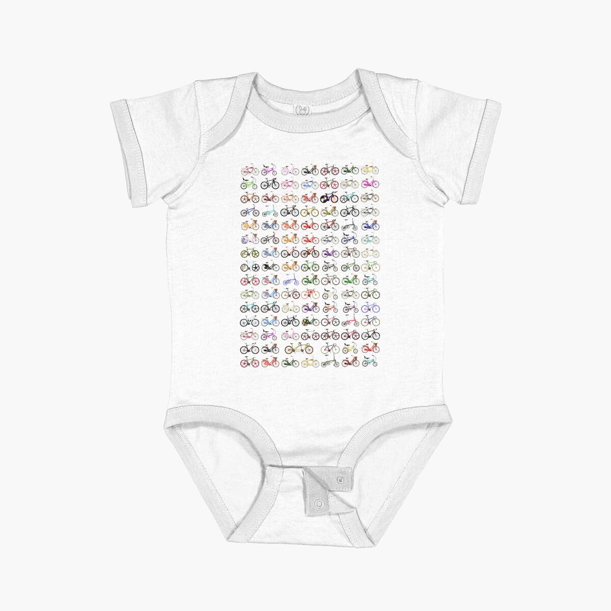 Bella Canvas Bikes Short Sleeve Baby One-Piece Newborn Gender Neutral Outfit, Baby Boy Or Girl ...
