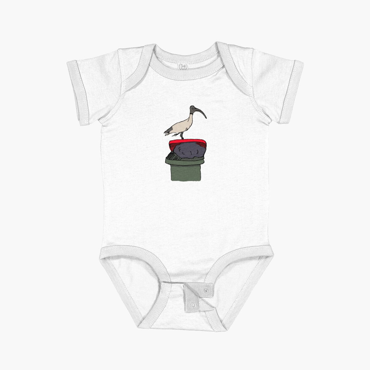 Bella Canvas Bin Chicken Short Sleeve Baby One-Piece Newborn Gender ...