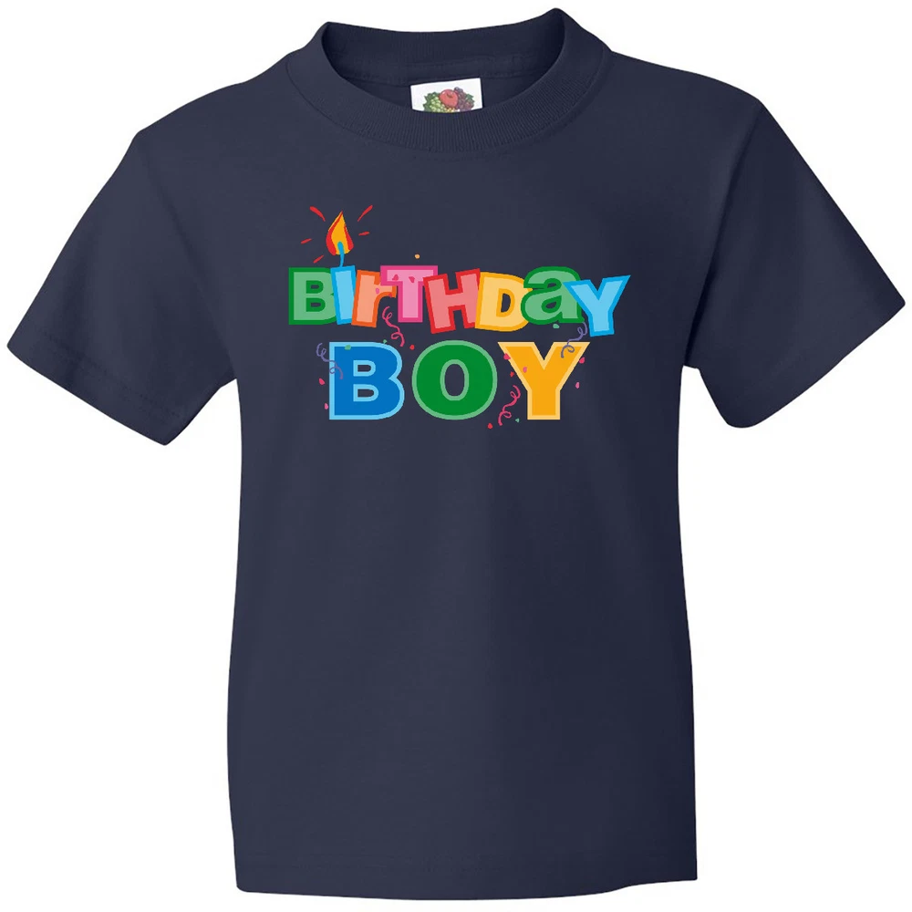Bella Canvas Birthday Boy Letters Party Colorful Candle Streamers Its ...