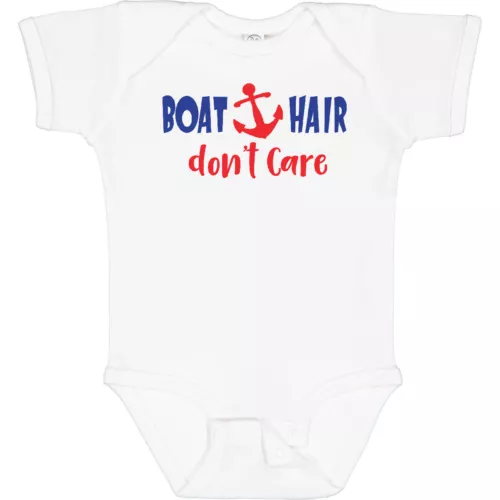 Bella Canvas Boat Hair Don't Care, Boat Anchor, Sailor, Sailing Baby ...