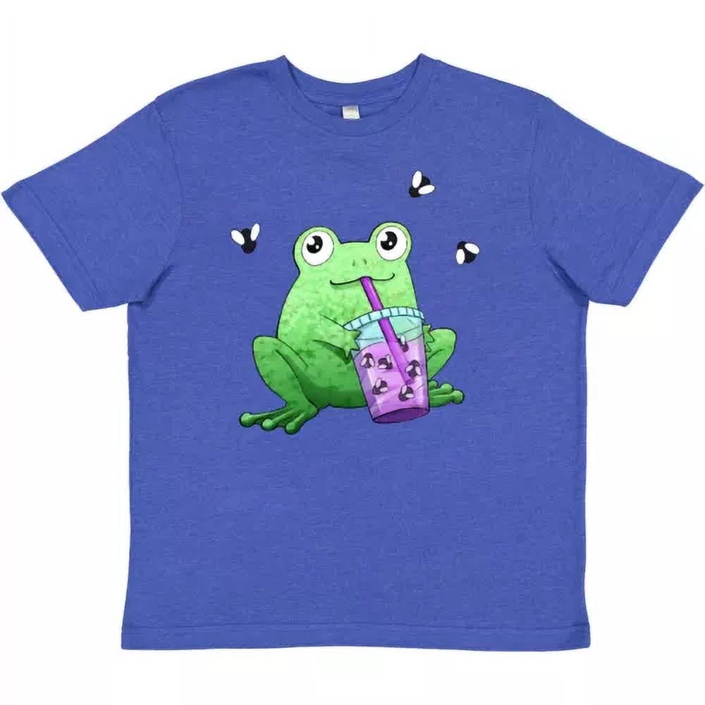 Bella Canvas Boba Toad Cute Frog With Tea Animals Amphibian Flies Pun ...