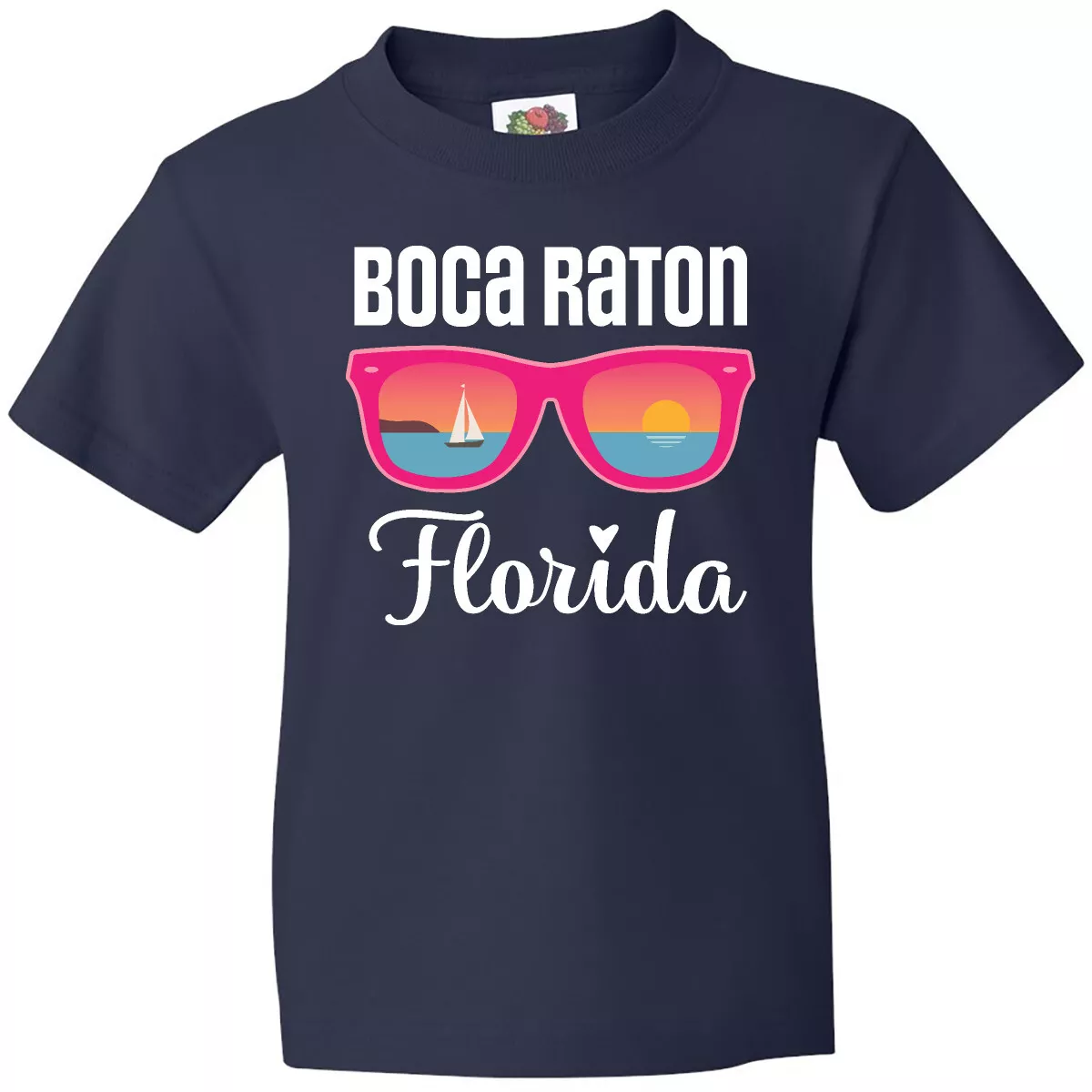 Bella Canvas Boca Raton Florida Vacation Toddler T-Shirt Travel ...