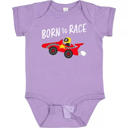Bella Canvas Born To Race- Red Race Car Baby Bodysuit Racing Kids ...