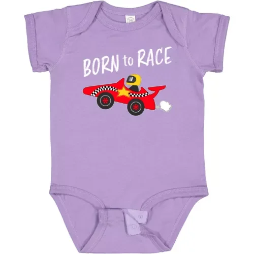Bella Canvas Born To Race- Red Race Car Baby Bodysuit Racing Kids ...
