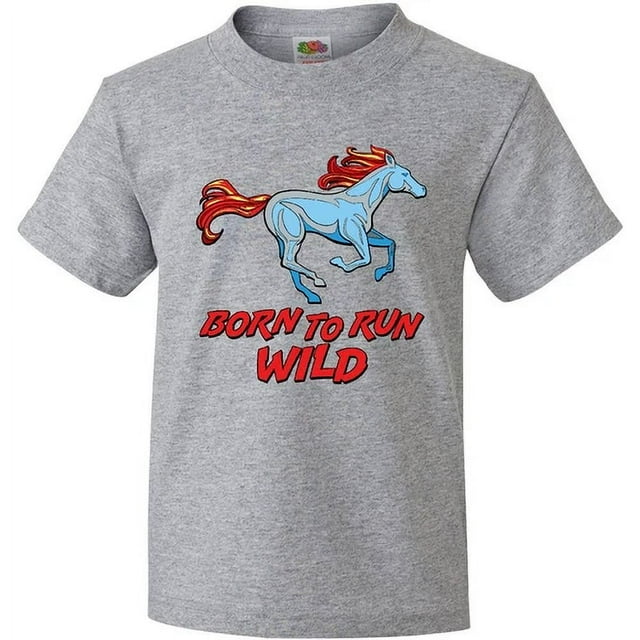 Bella Canvas Born To Run Wild- Galloping Horse Animals Mustang Gallop ...