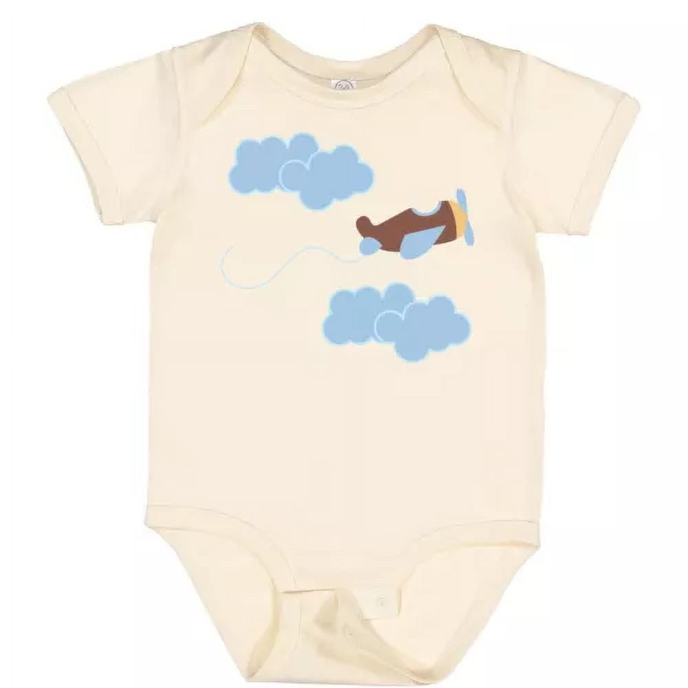 Bella Canvas Boys Airplane Pilot Baby Future Kids Cute One-piece Infant ...