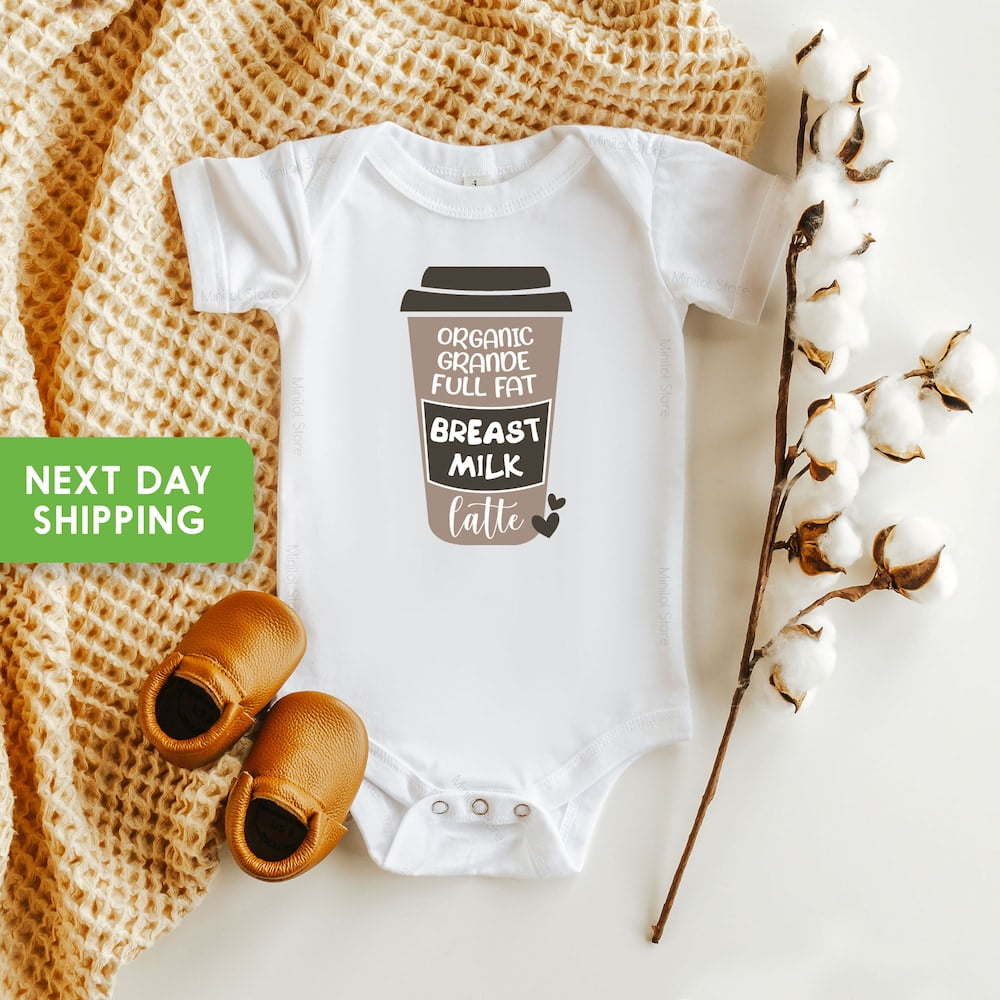 Bella Canvas Breast Milk Latte Baby Cute Latte Coffee Baby Breastfed ...
