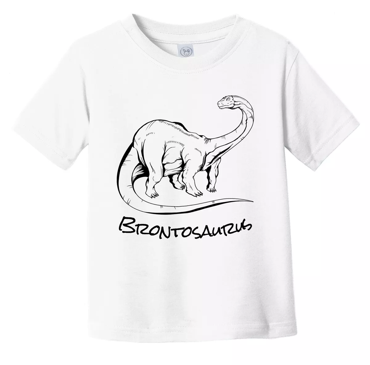 Bella Canvas Brontosaurus Sketch Cool Prehistoric Animal Dinosaur ...