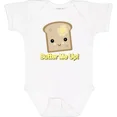 Bella Canvas Butter Me Up Toast Infant Creeper Dooni Designs Food Happy ...