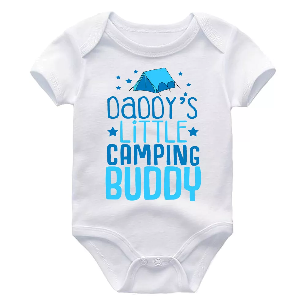 Bella Canvas Camping Baby ShirtBodysuit Tee 1 Piece Romper Outdoor Gift ...