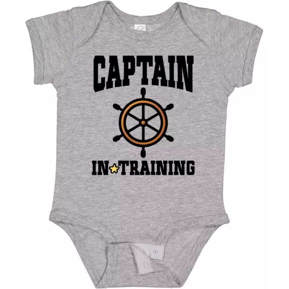 Bella Canvas Captain In Training Baby Future Childs Sailing Boating ...