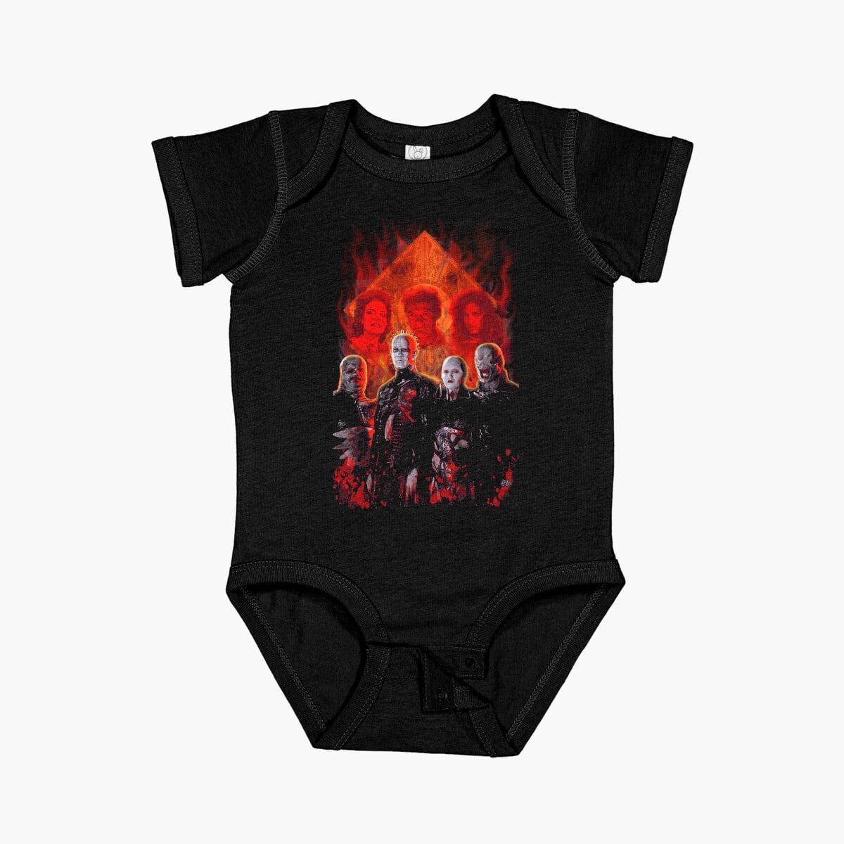 Bella Canvas Cenobites Pinhead Puzzle Box Short Sleeve Baby One-Piece ...