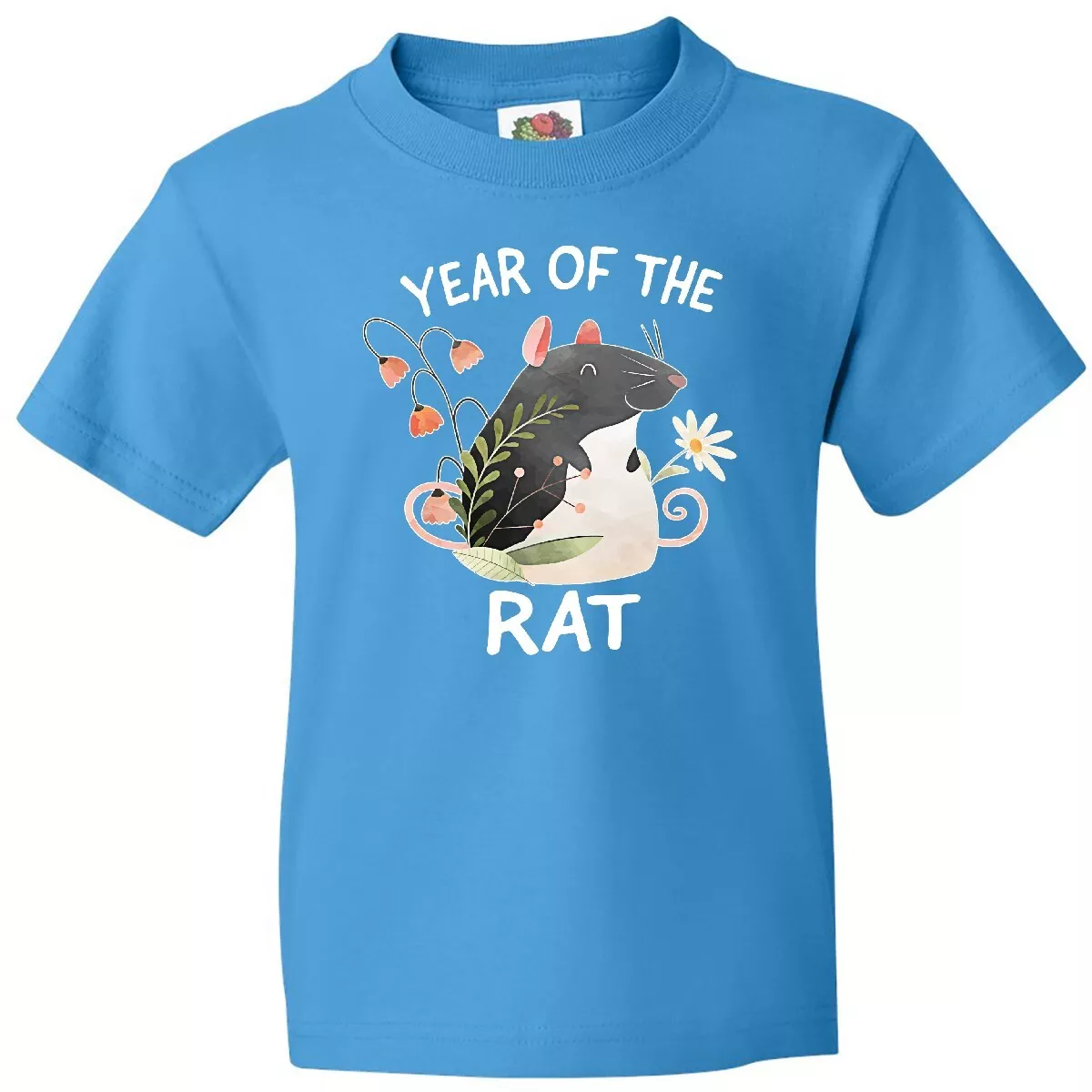Bella Canvas Chinese Zodiac Year Of The Rat Toddler T-Shirt Cute Animal ...
