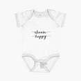 Bella Canvas Choose Happy Short Sleeve Baby One-Piece Newborn Gender ...