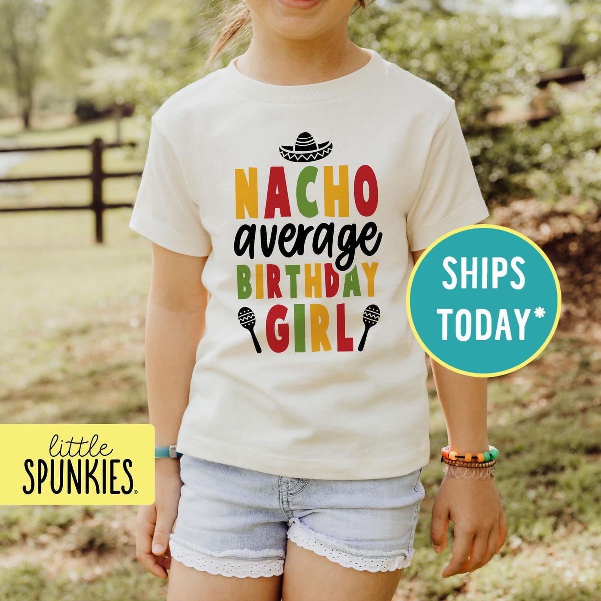 Bella Canvas Cinco de Mayo Birthday Shirt for Girls, Nacho Average ...