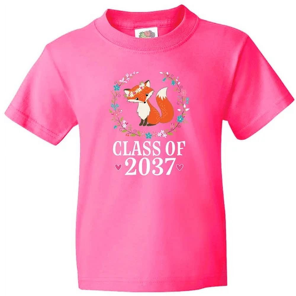 Bella Canvas Class Of 2037 Kindergarten Back To School Toddler T-Shirt ...