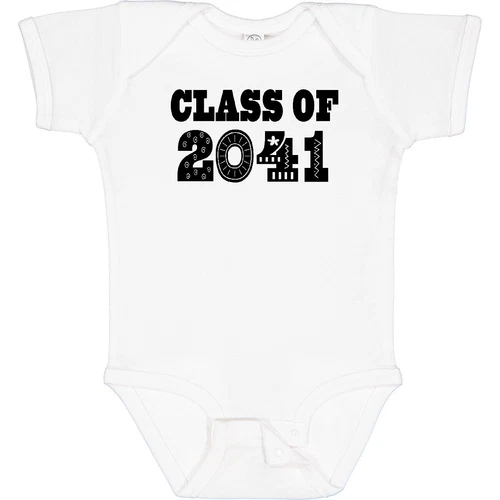 Bella Canvas Class Of 2041 Graduation Quote Baby Graduate Future Grad ...