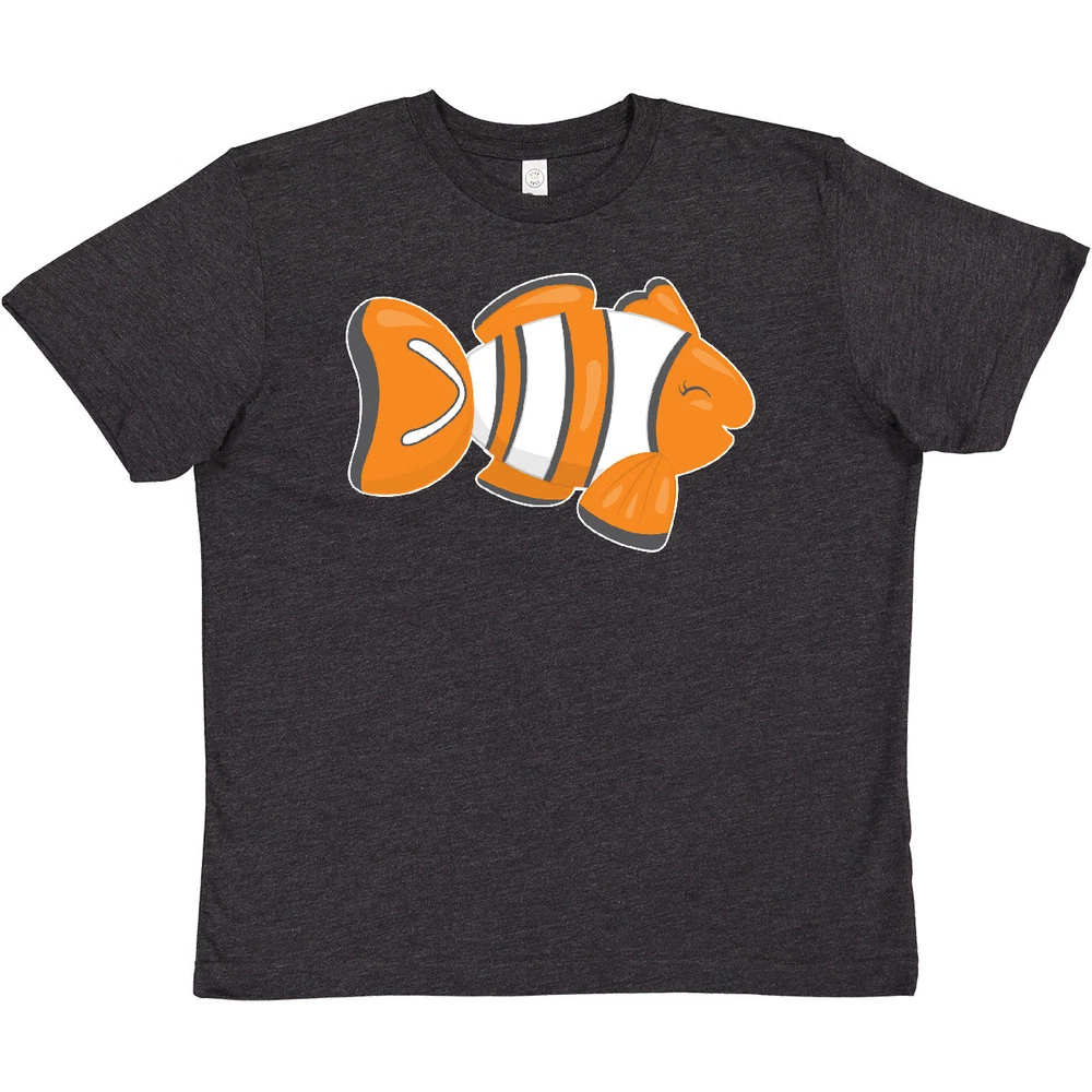 Bella Canvas Clown Fish Orange White Stripes Nemo Fishing Vacation ...