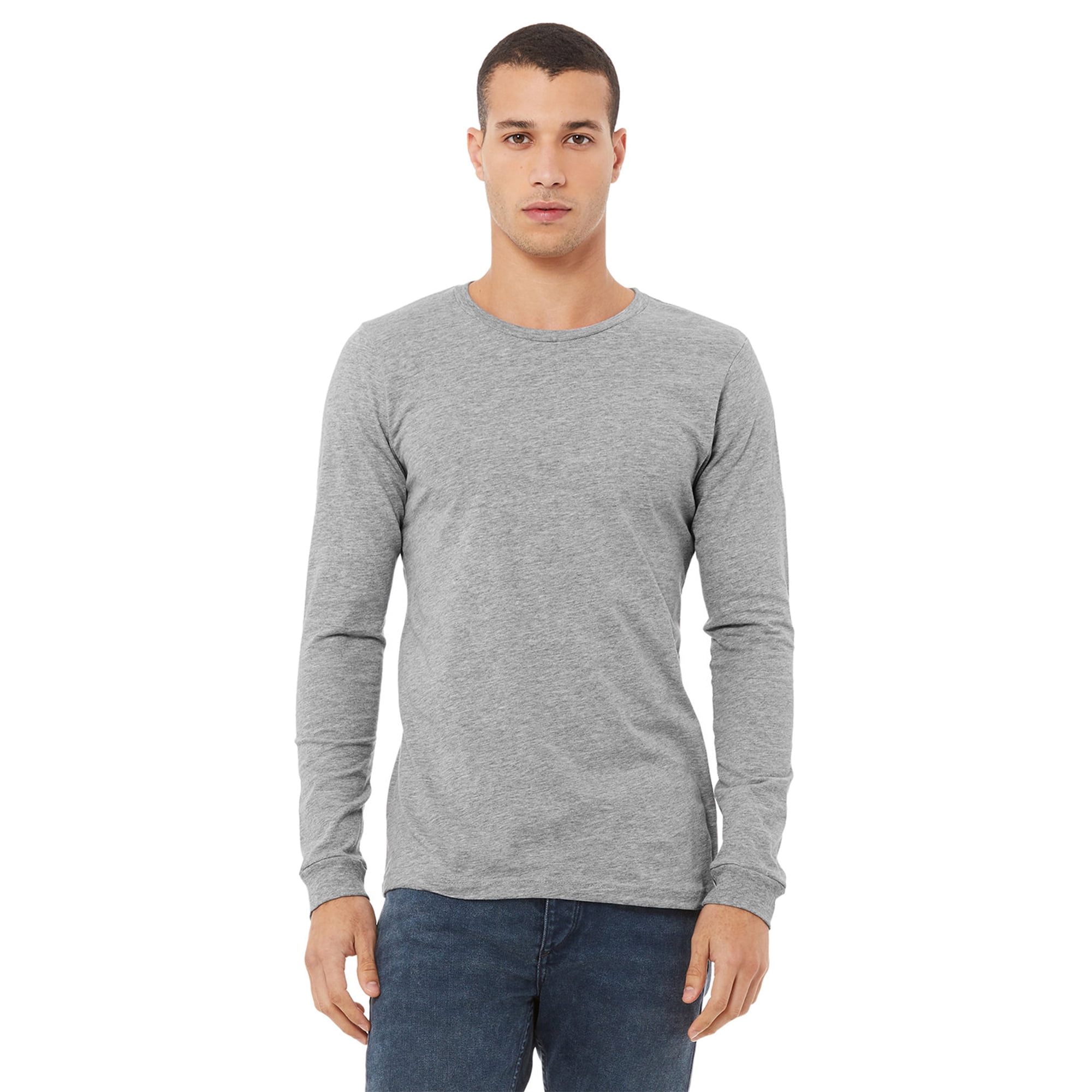 Bella + Canvas Cn 3501 Mens Filmore Ls Tee - Walmart.com