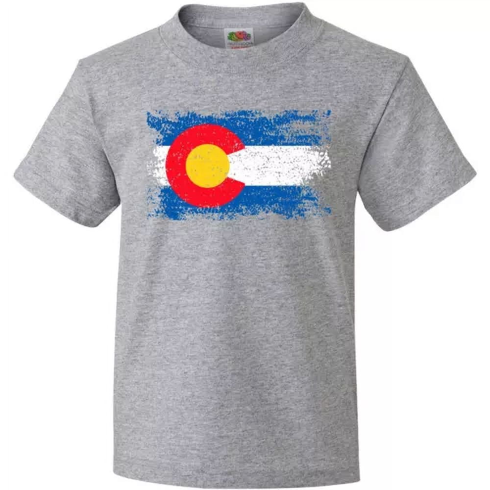 Bella Canvas Colorado Flag Distressed Look State Home Capital Gift Jc ...