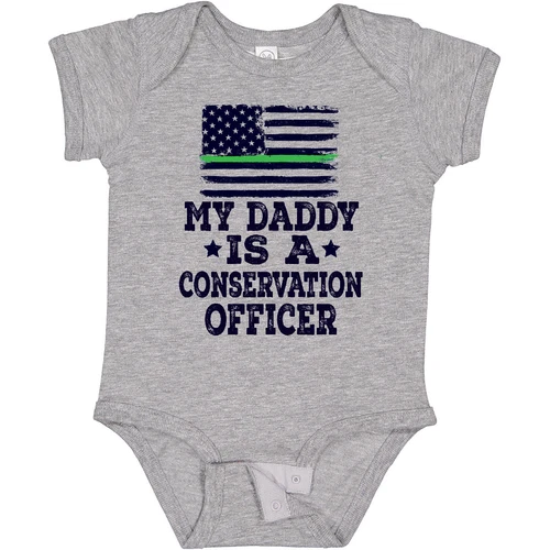 Bella Canvas Conservation Officer Dad Baby Bodysuit Son Daughter Childs Wilderness Bodysuit ...