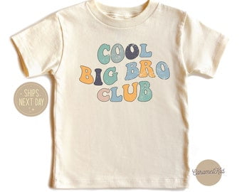 Bella Canvas Cool Big Bro Club Retro Big Bro Club Bodysuit, Big Bro ...