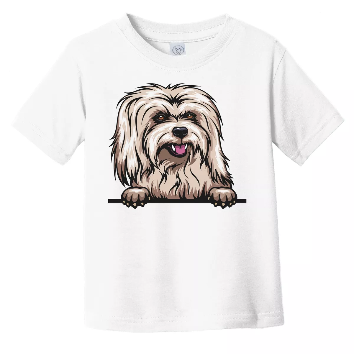 Bella Canvas Coton de Tulear Dog Breed Popping Up Cute Toddler Boys ...
