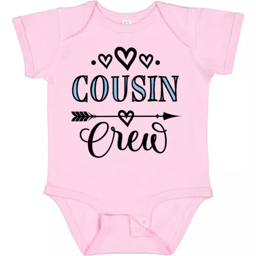 Bella Canvas Cousin Crew Baby Bodysuit Squad Family Reunion Childs One-Piece Infant Baby ...