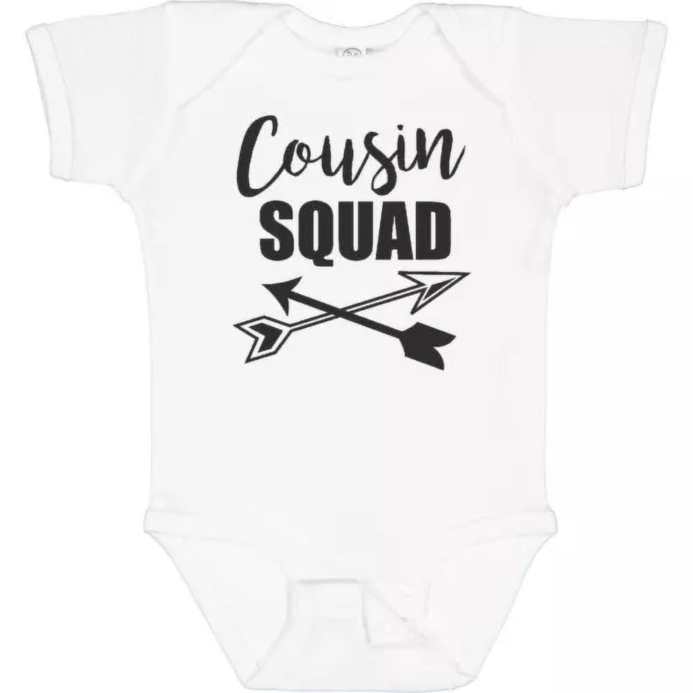 Bella Canvas Cousin Squad With Arrows Baby Team Cousins Member Stars Love Bodysuit - Walmart.com