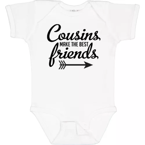 Bella Canvas Cousins Make The Best Friends With Arrow Baby Bodysuit Family Reunion Bodysuit ...