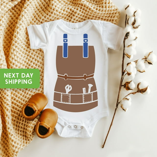 Bella Canvas with Craftsman Apron, Baby Construction Worker, Future ...