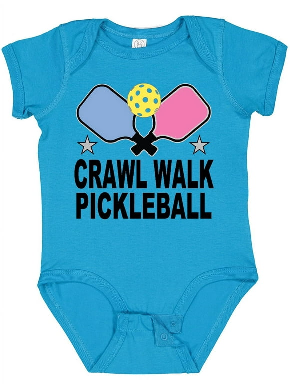 Bella Canvas Crawl Walk Pickleball Boys or Girls Baby Bodysuit ...