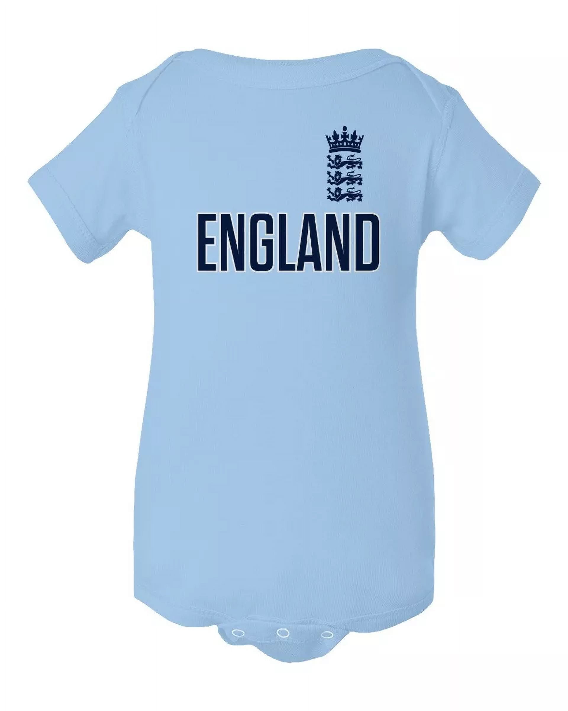 Bella Canvas Cricket Style Classic England Jersey Look – Baby Bodysuit ...