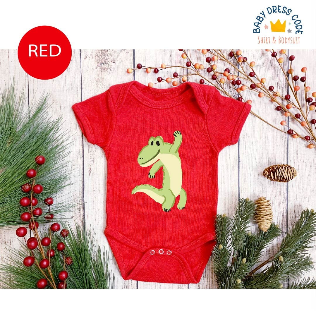 Bella Canvas with Crocodile, Cute Alligator, Alligator Baby Shower Gifts, Funny Alligator T ...