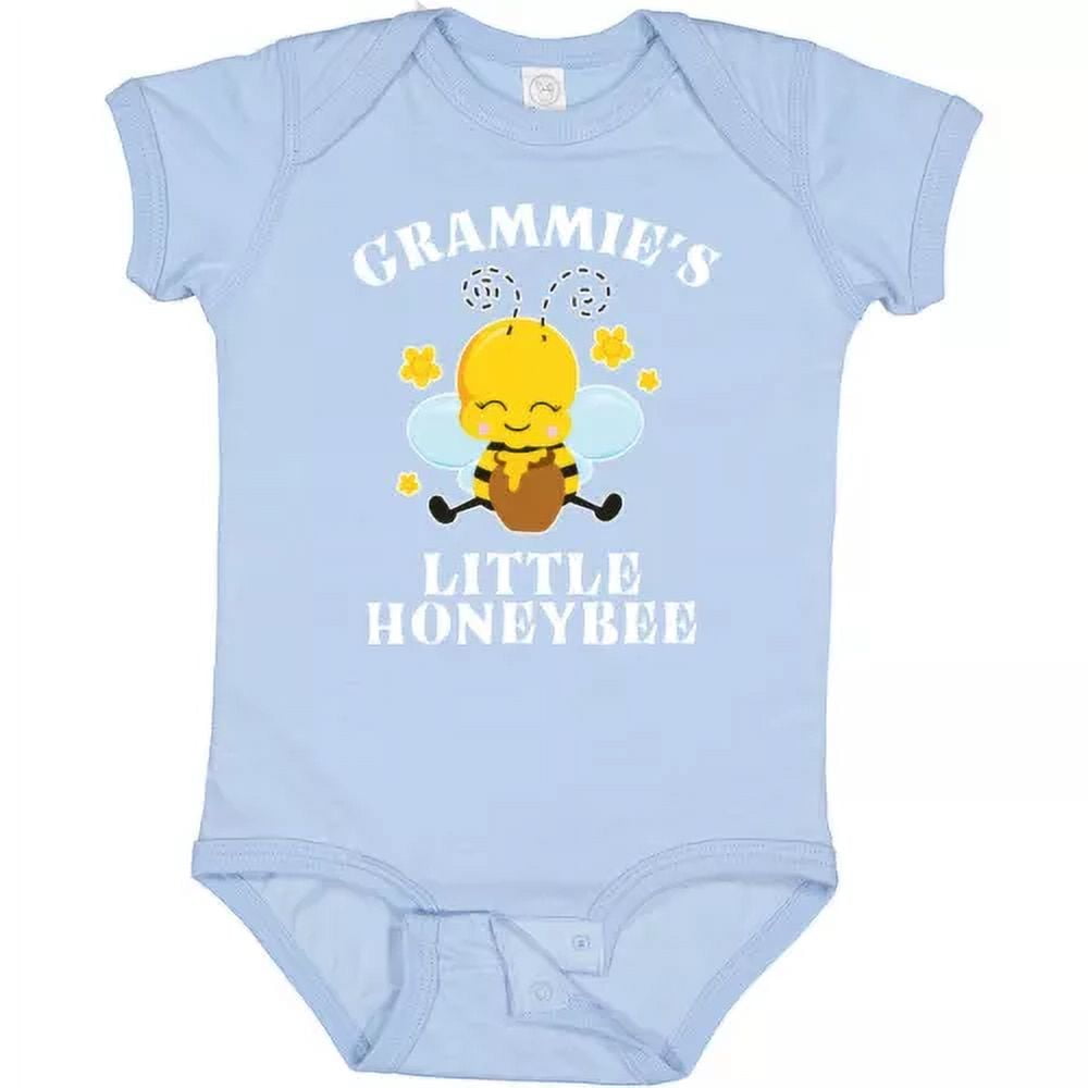 Bella Canvas Cute Bee Grammie'S Little Honeybee With Stars Baby ...