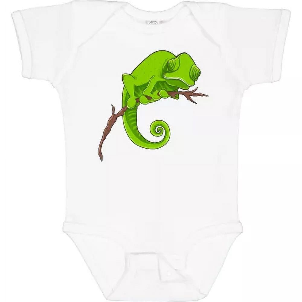 Bella Canvas Cute Chameleon Baby Bodysuit Pets Reptiles Lizard Gecko ...