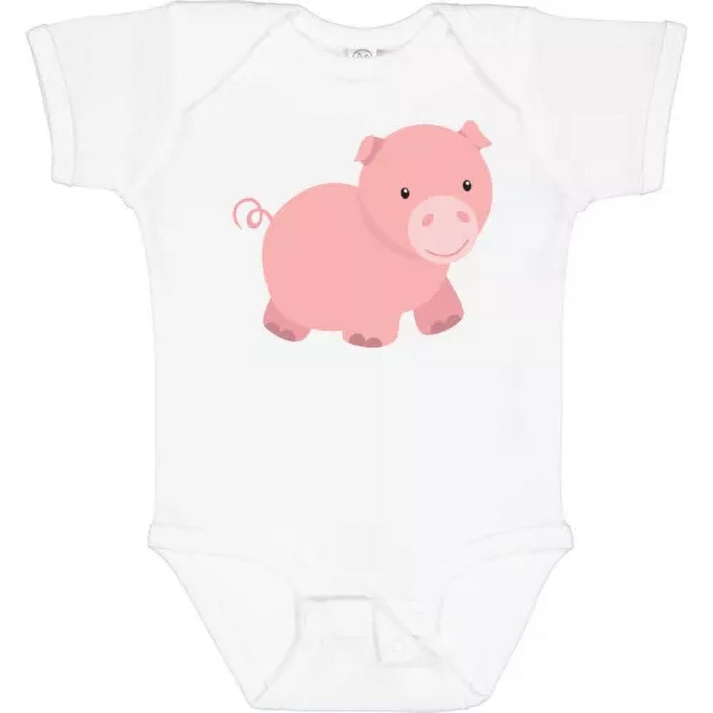 Bella Canvas Cute Little Pink Farm Pig Baby Animal Oink Farmer Shower ...