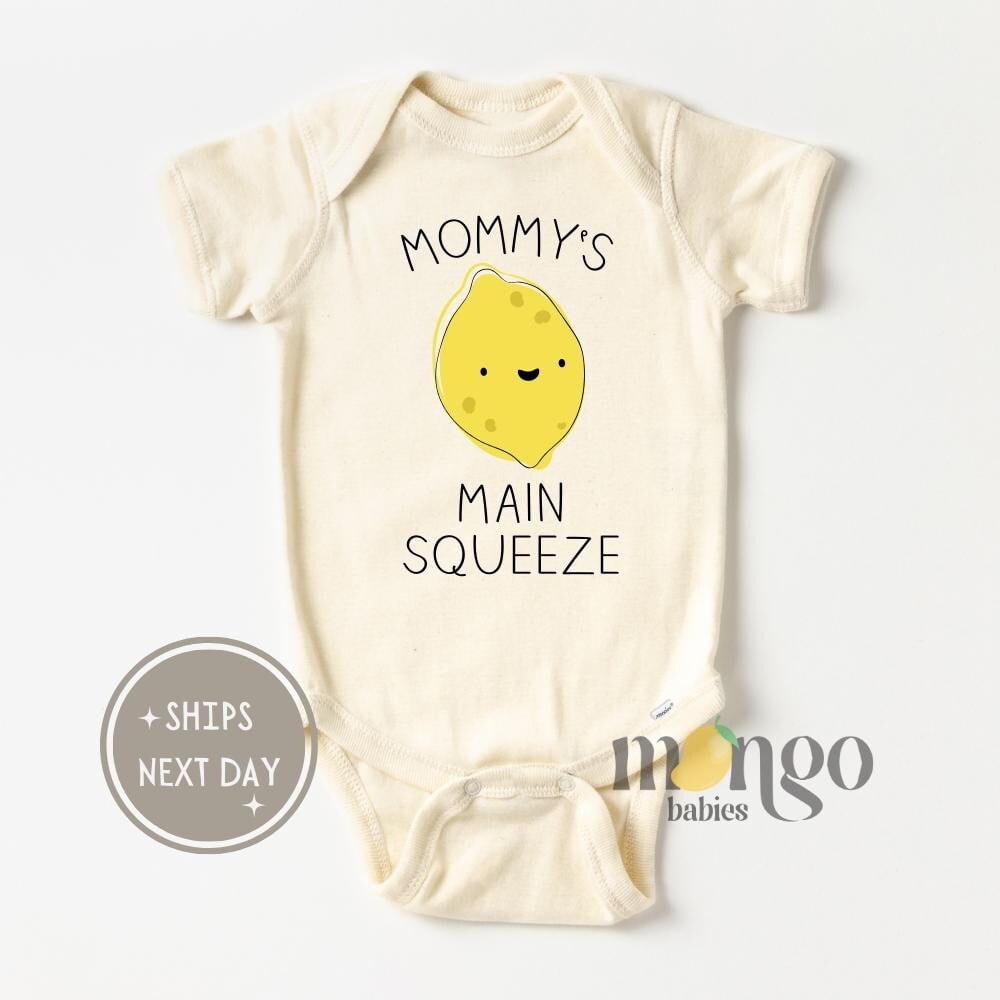 Bella Canvas with Cute Mommy'S Main Squeeze Shirt Baby Clothes Unisex ...