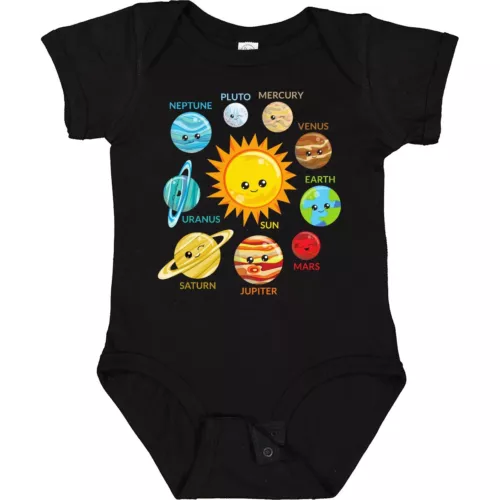 Bella Canvas Cute Planets, Solar System, Space, Cosmos, Galaxy Baby ...