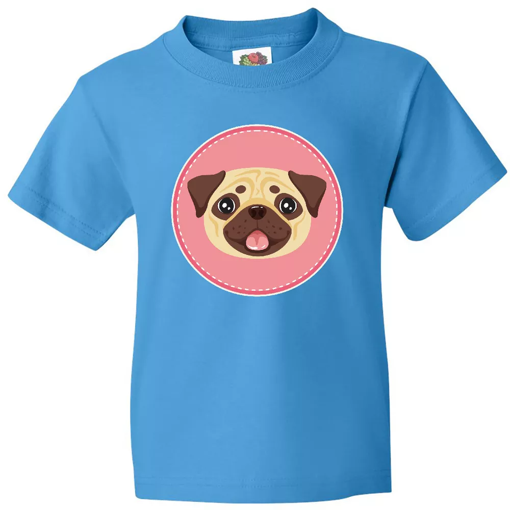 Bella Canvas Cute Pug Dog Pets Apparel Lover Kids Children Child ...