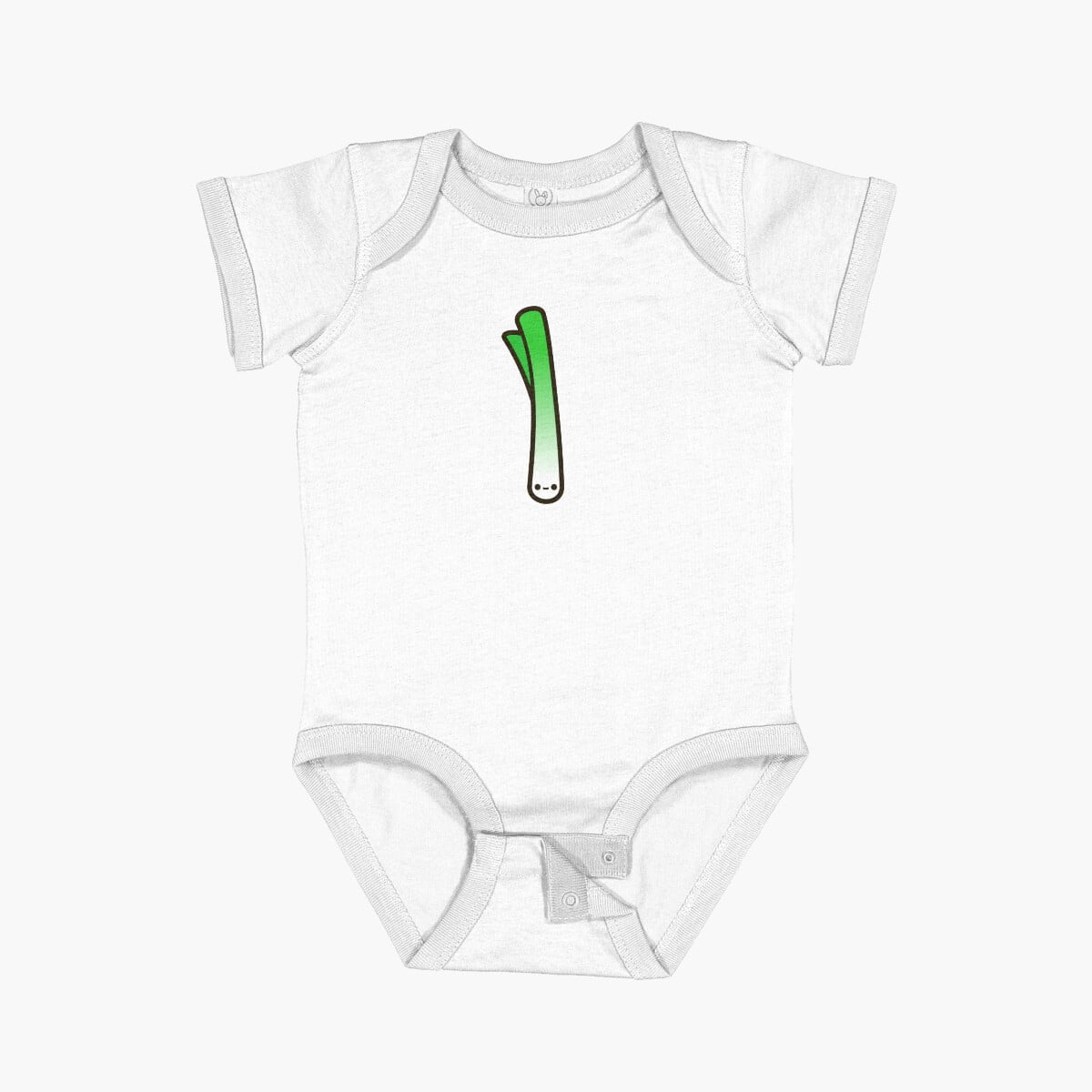 Bella Canvas Cute Spring Onion Short Sleeve Baby One-Piece Newborn ...