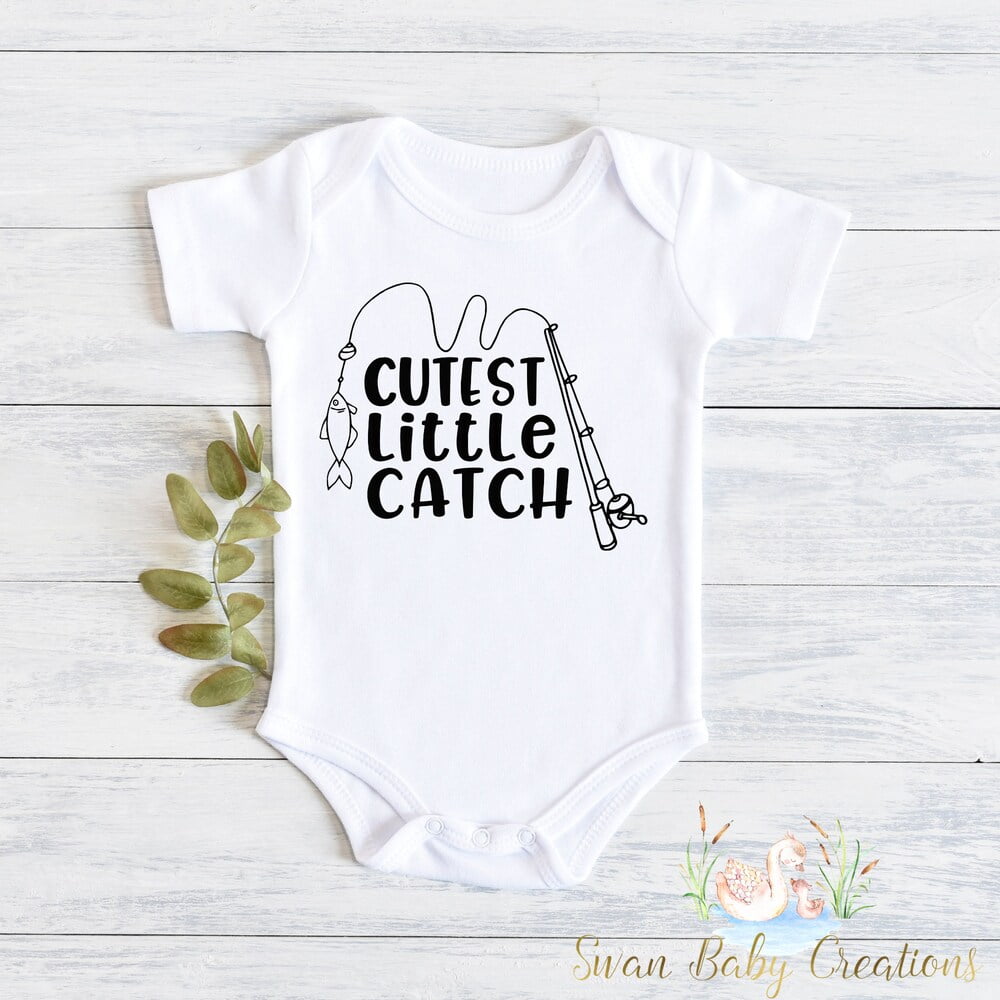 Bella Canvas with Cutest Little Catch, Adorable Fishing Themed, Cute ...